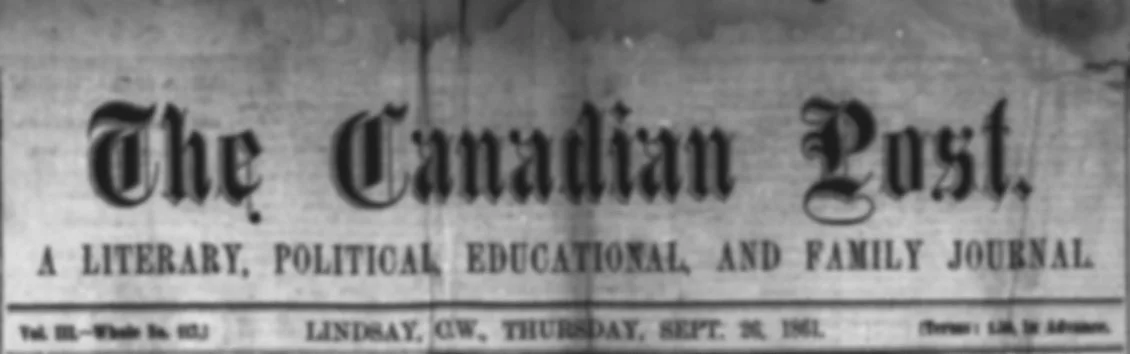 The Canadian Post: Our History Through the Lindsay Post — Kawartha ...