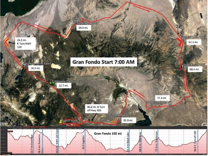 Gran Fondo: 102 Miles — Mammoth Gran Fondo