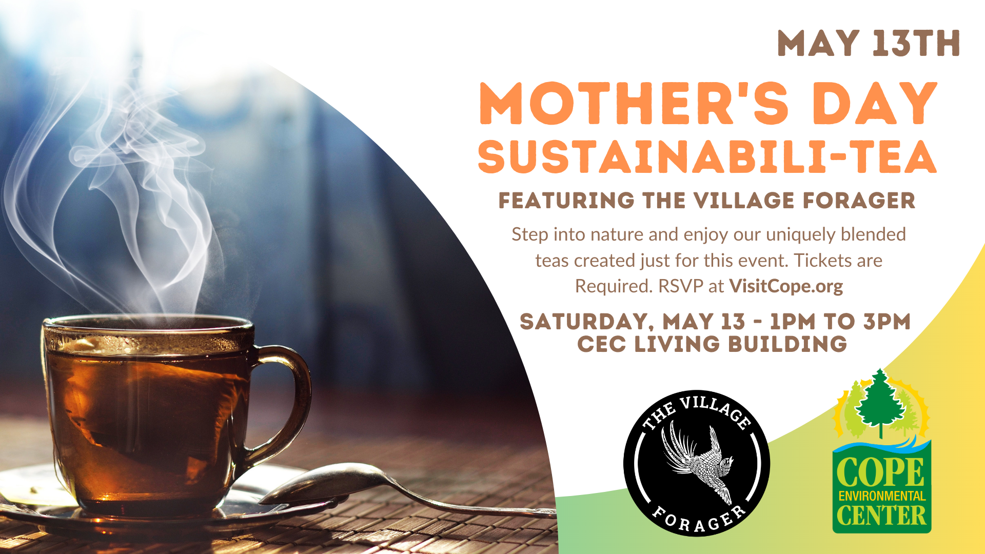 Mother’s Day Sustainabili-TEA — Cope Environmental Center