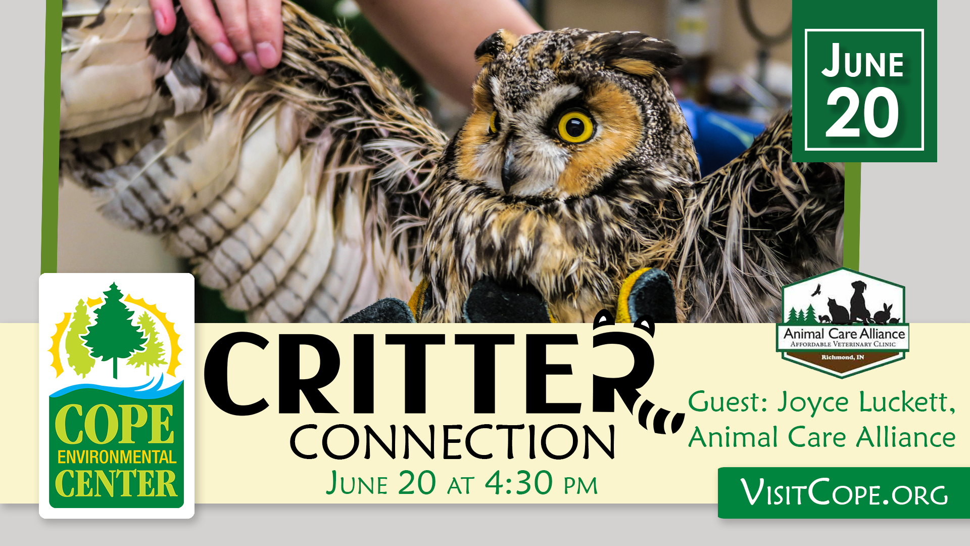 Upcoming Events — Cope Environmental Center