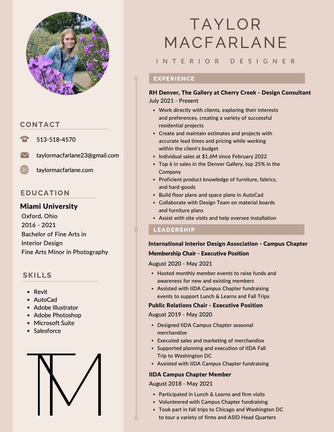 Resume — Taylor MacFarlane