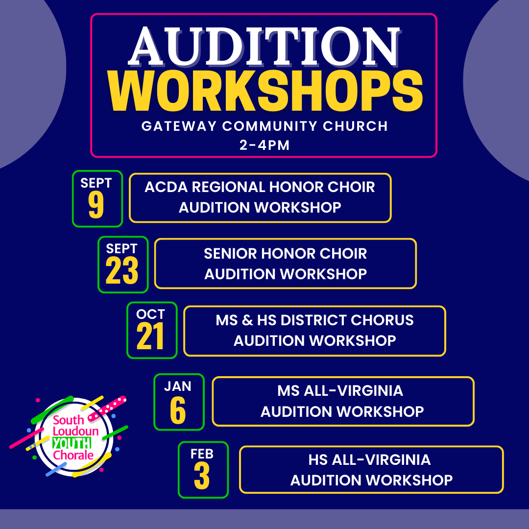 Workshops — South Loudoun Youth Chorale