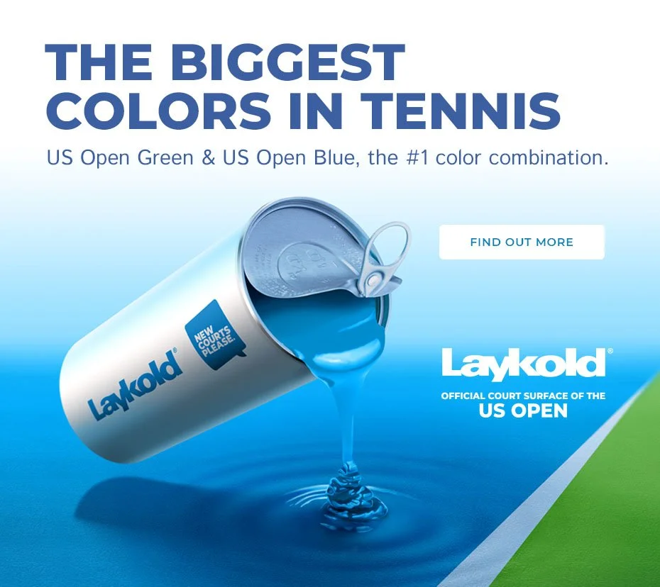 Laykold - Official Surface of the US Open.