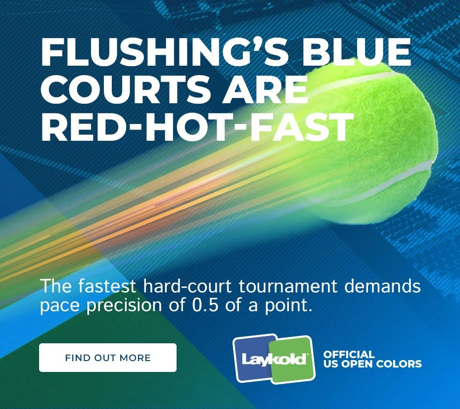 Laykold - Official Surface of the US Open.