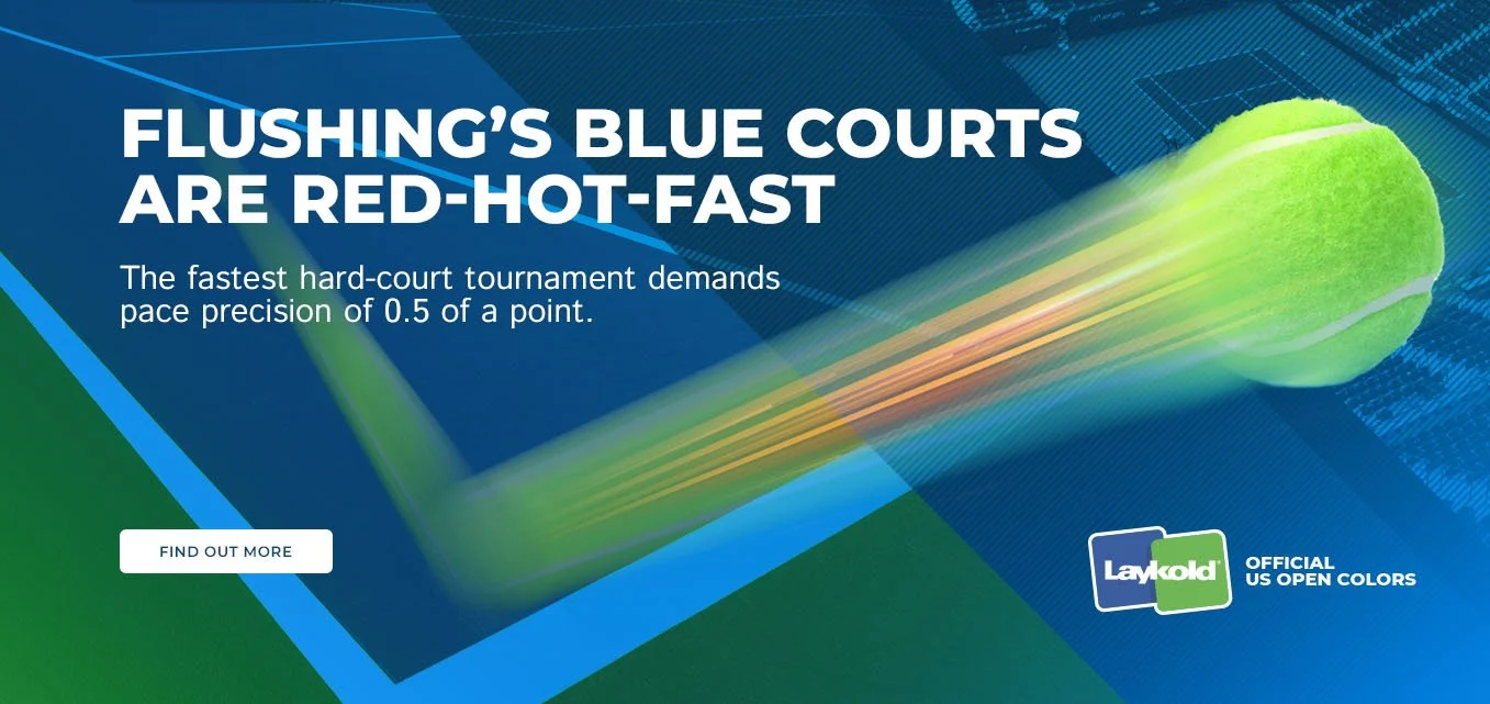 Laykold - Official Surface of the US Open.