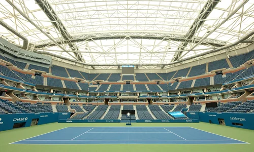 US Open's iconic colors — Laykold - Official Surface of the US Open.