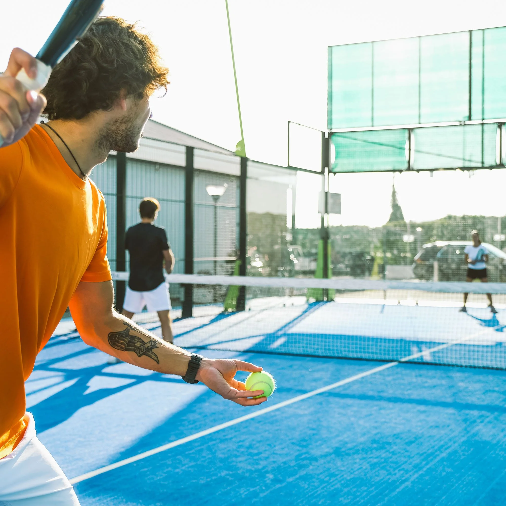 Padel — Laykold - Official Surface of the US Open.