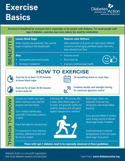 How to exercise when you have diabetes - Diabetes Action Research and ...