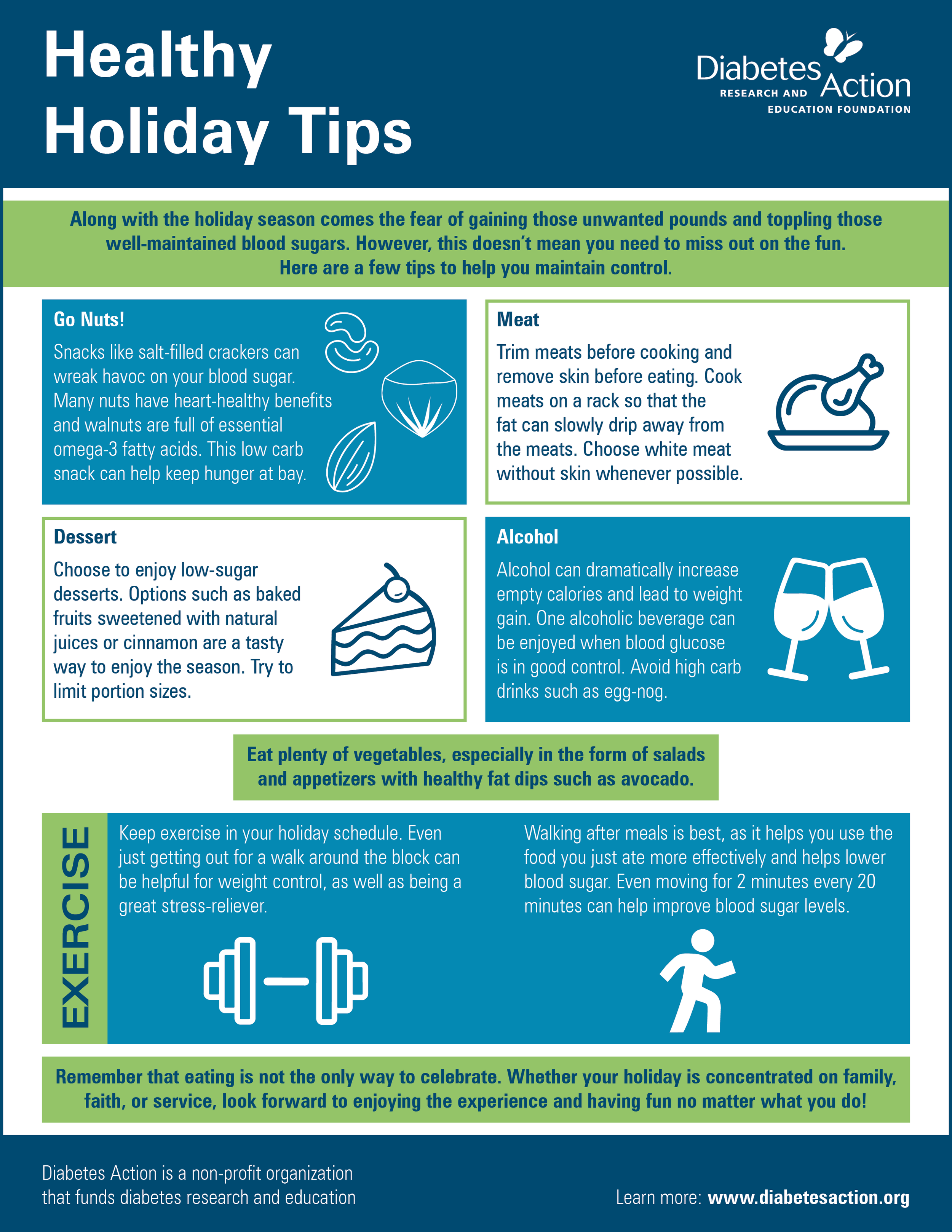 Tips for dealing with diabetes during the holidays - Diabetes Action ...