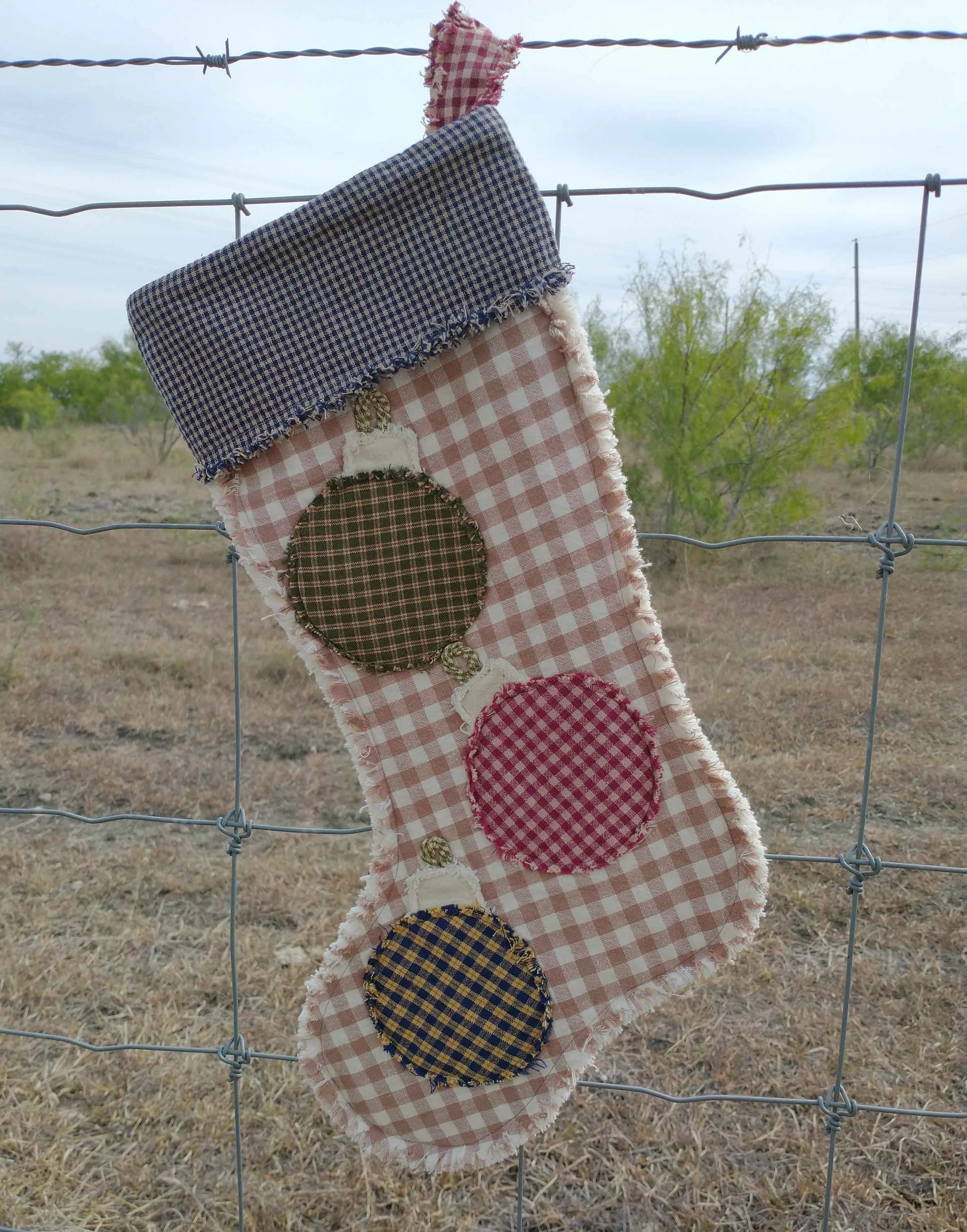 Denim Pocket Stocking — Windmill Country Threads