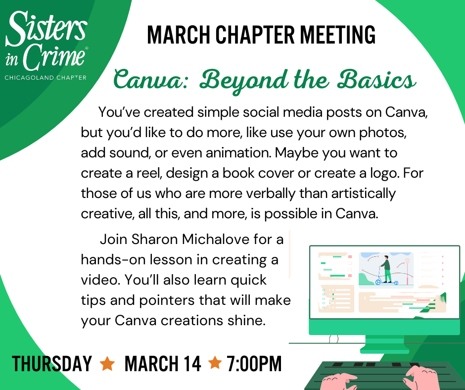Chapter Meetings — SISTERS IN CRIME CHICAGOLAND