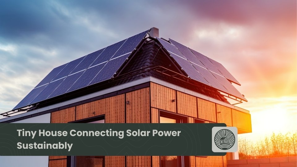 Tiny House Connecting Solar Power Sustainably — Casa Tiny House