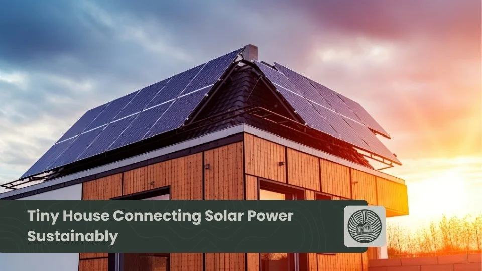 Tiny House Connecting Solar Power Sustainably — Casa Tiny House