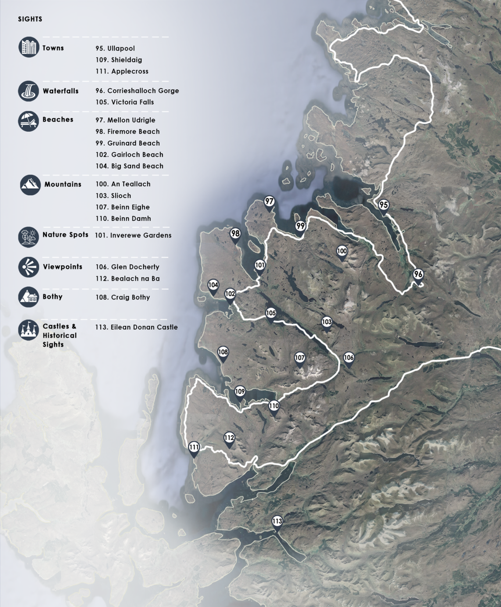 Outer Hebrides Road Trip Map - Detailed A1 Outer Hebrides Route Planner ...