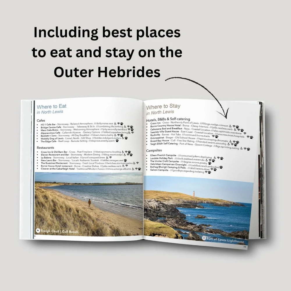 Outer Hebrides Road Trip Map - Detailed A1 Outer Hebrides Route Planner ...