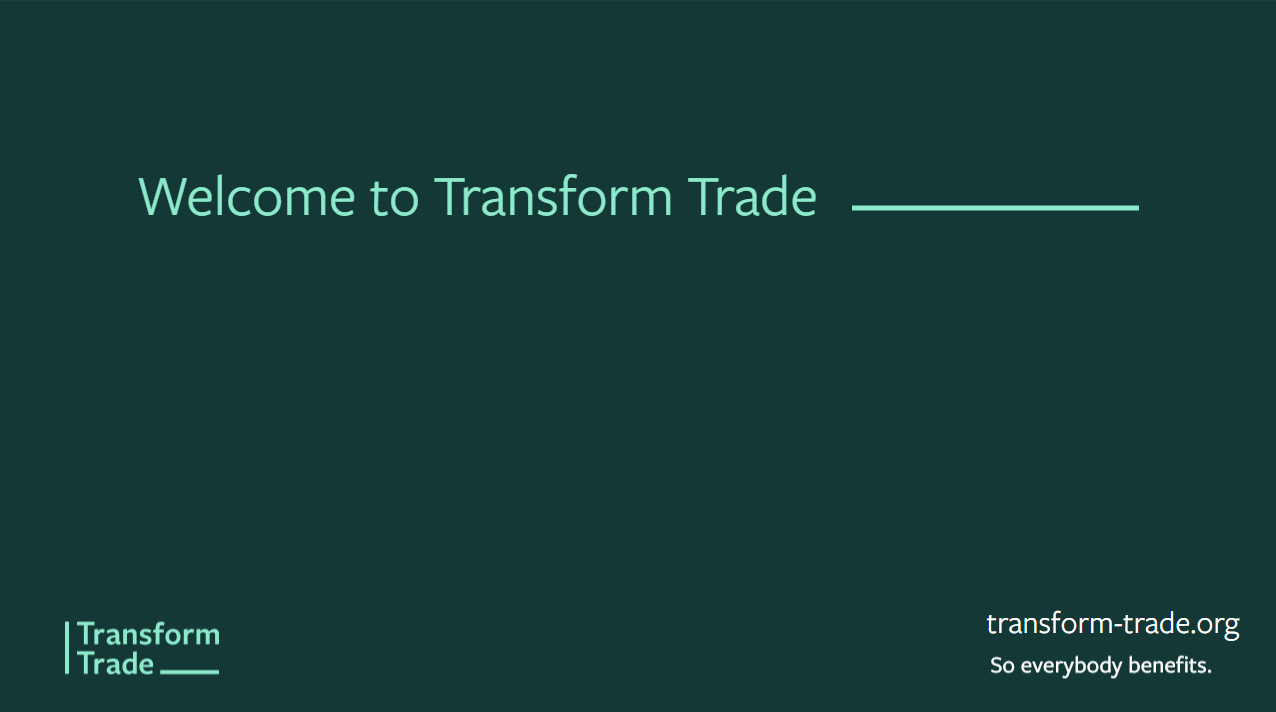 Community — Transform Trade