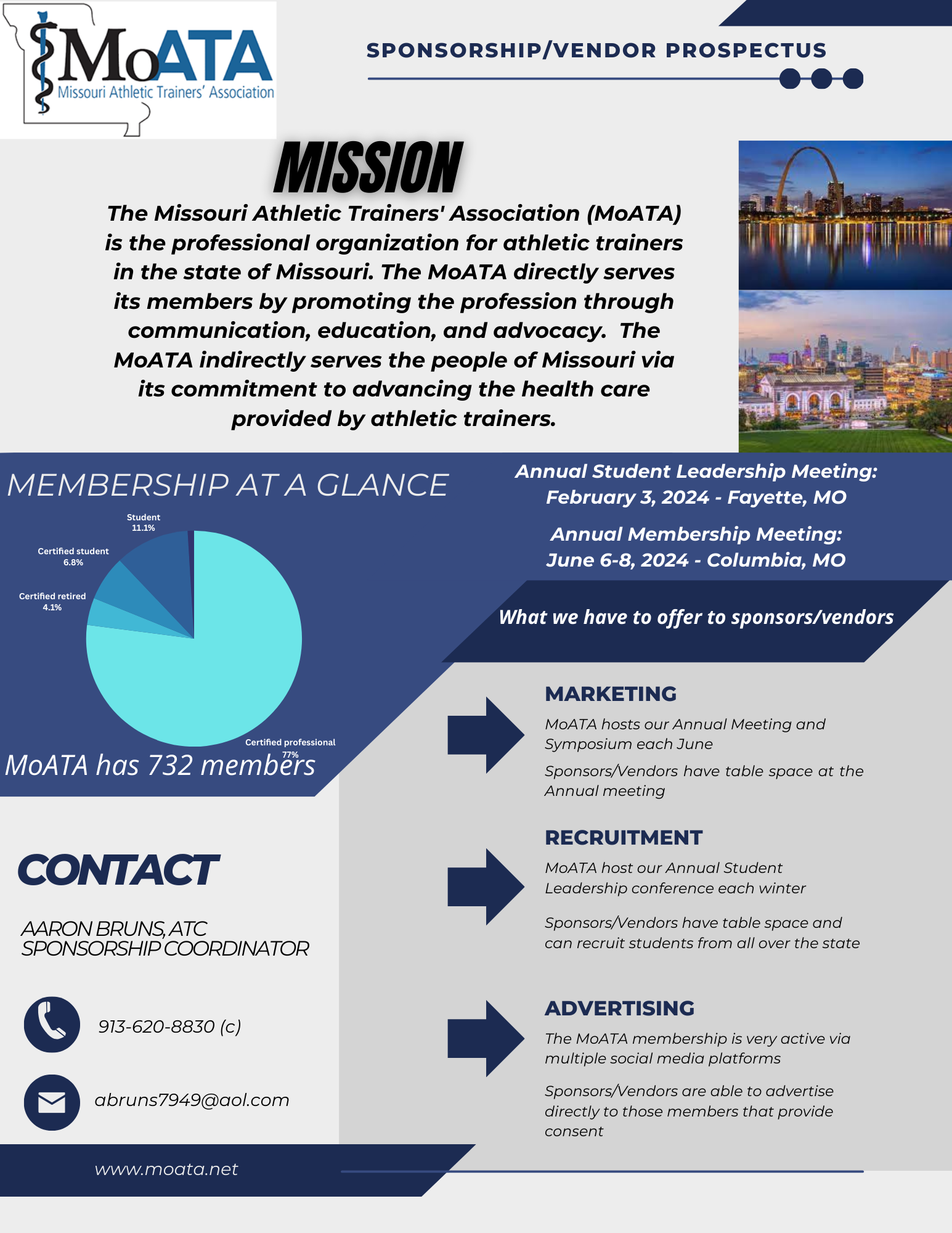 Interested In Becoming a Sponsor of MoATA? — Missouri Athletic Trainer ...