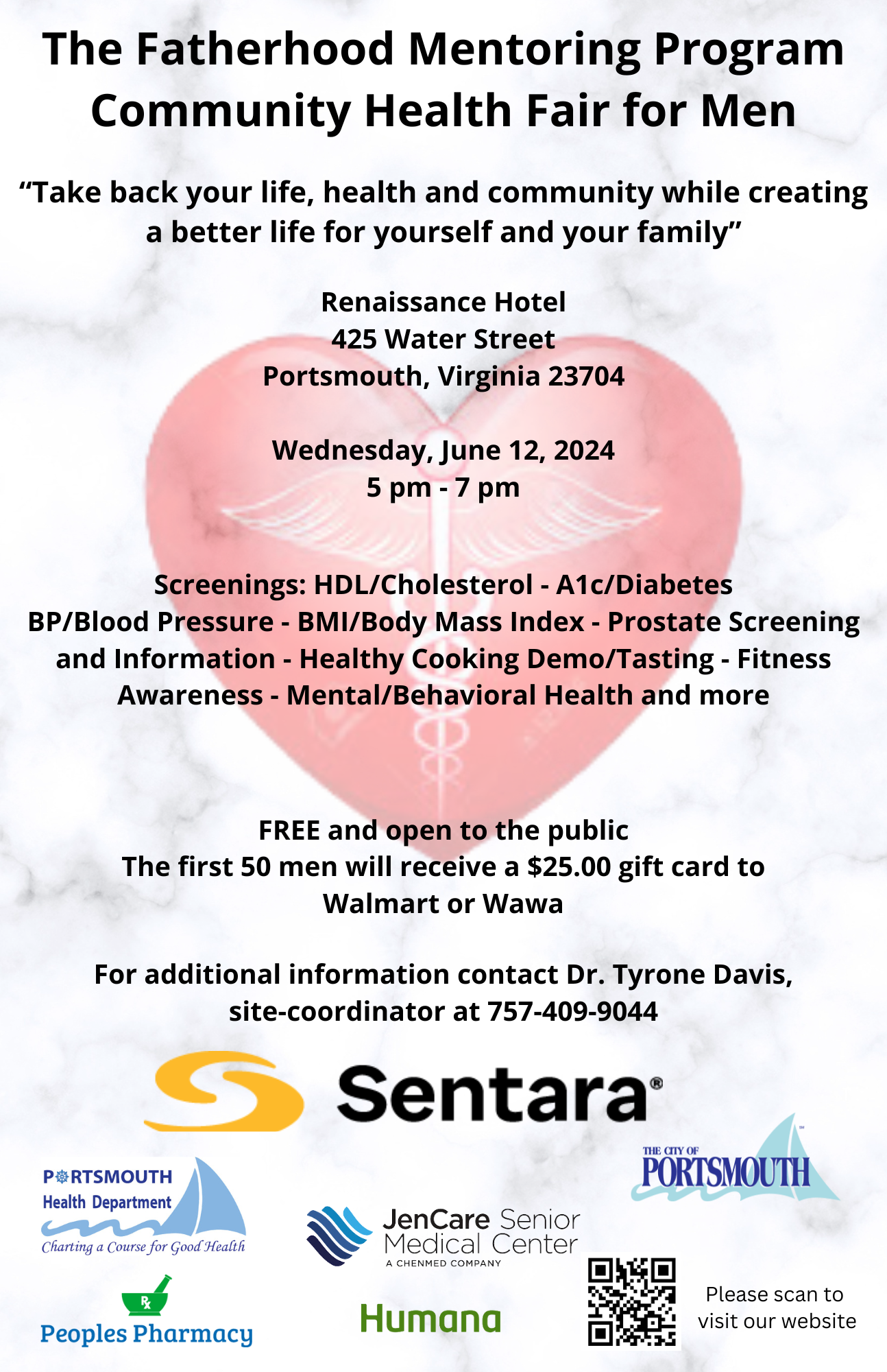 The Fatherhood Mentoring Program Community Health Fair for Men ...