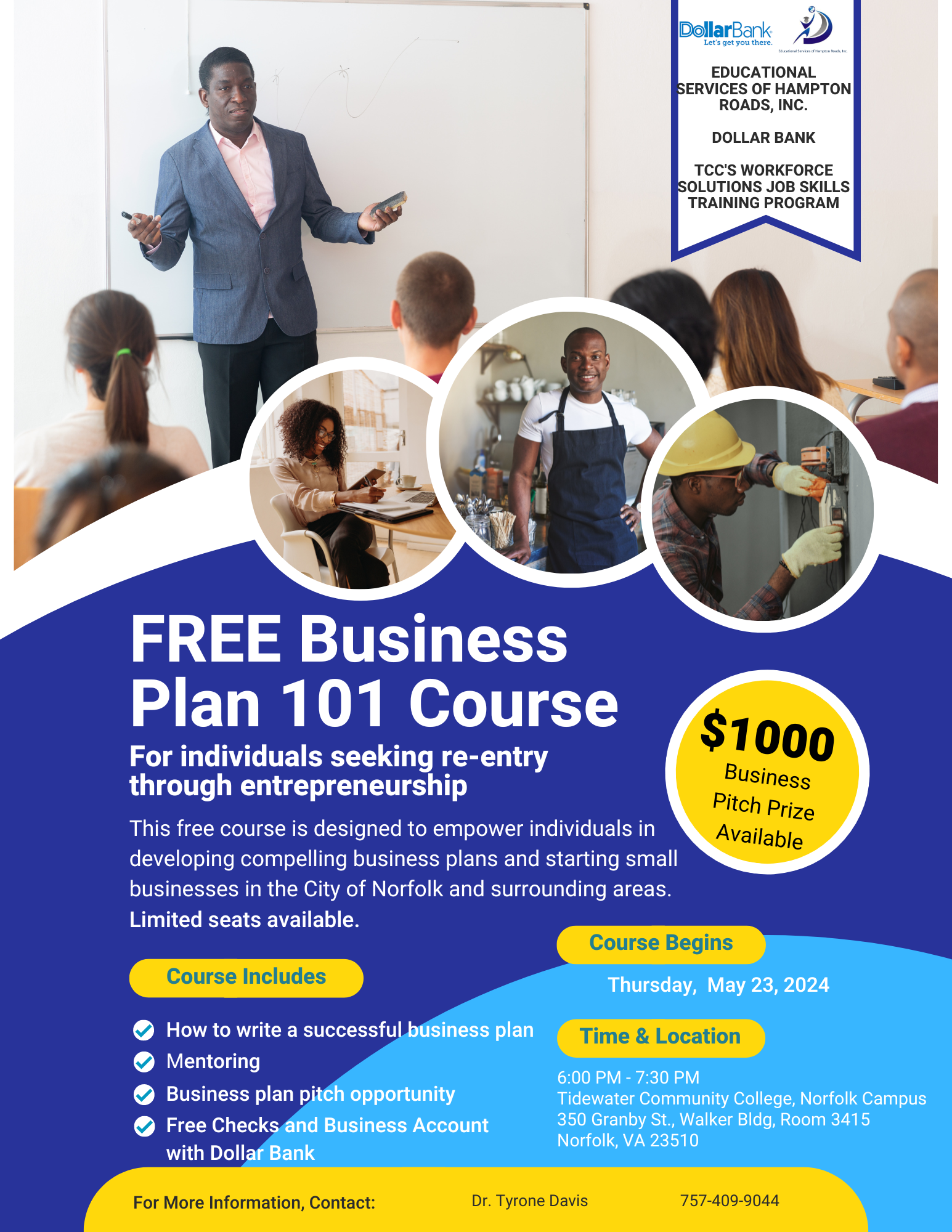 Aspiring Business Owners Project — Educational Services of Hampton Roads, Inc.