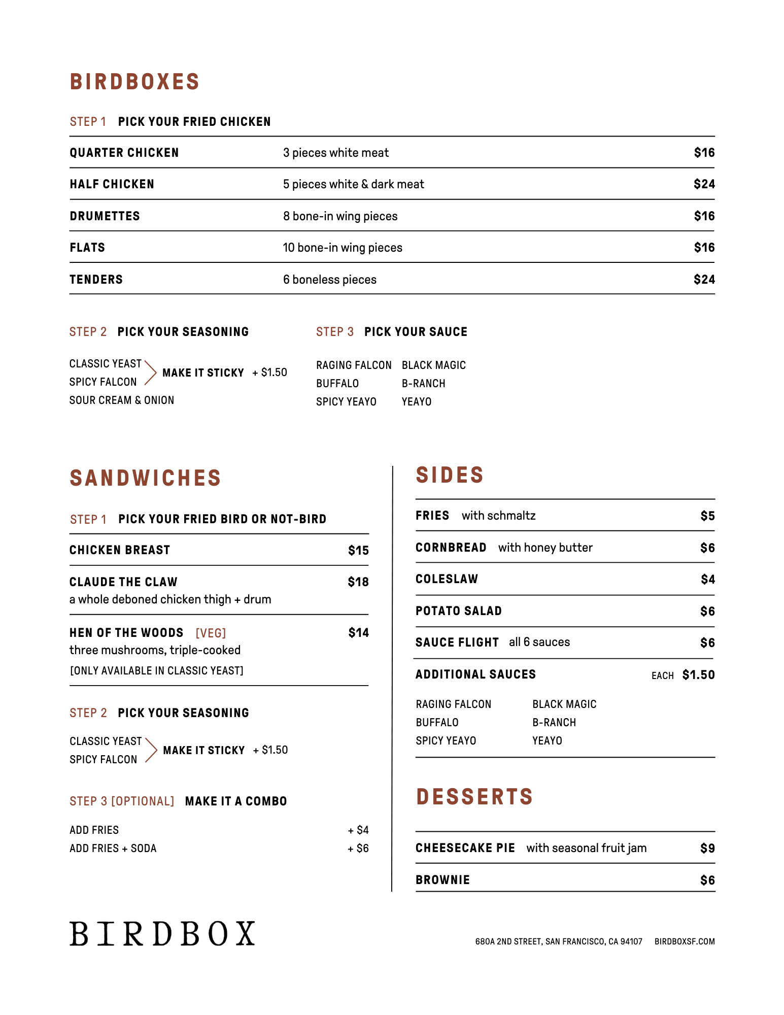 General 3 — Birdbox