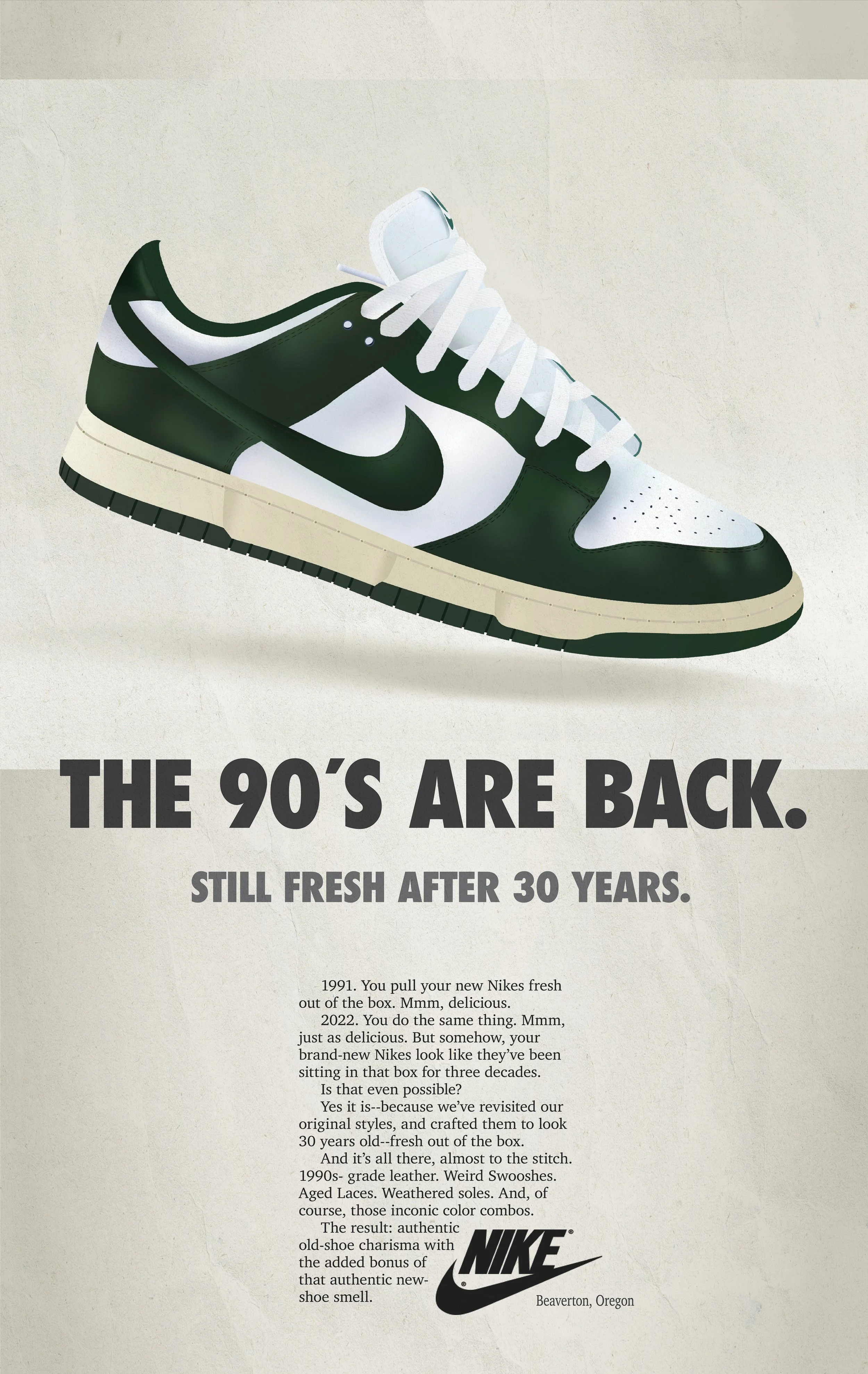 Nike Dunks Advertising Campaign Design — Caroline Vickers Graphic ...