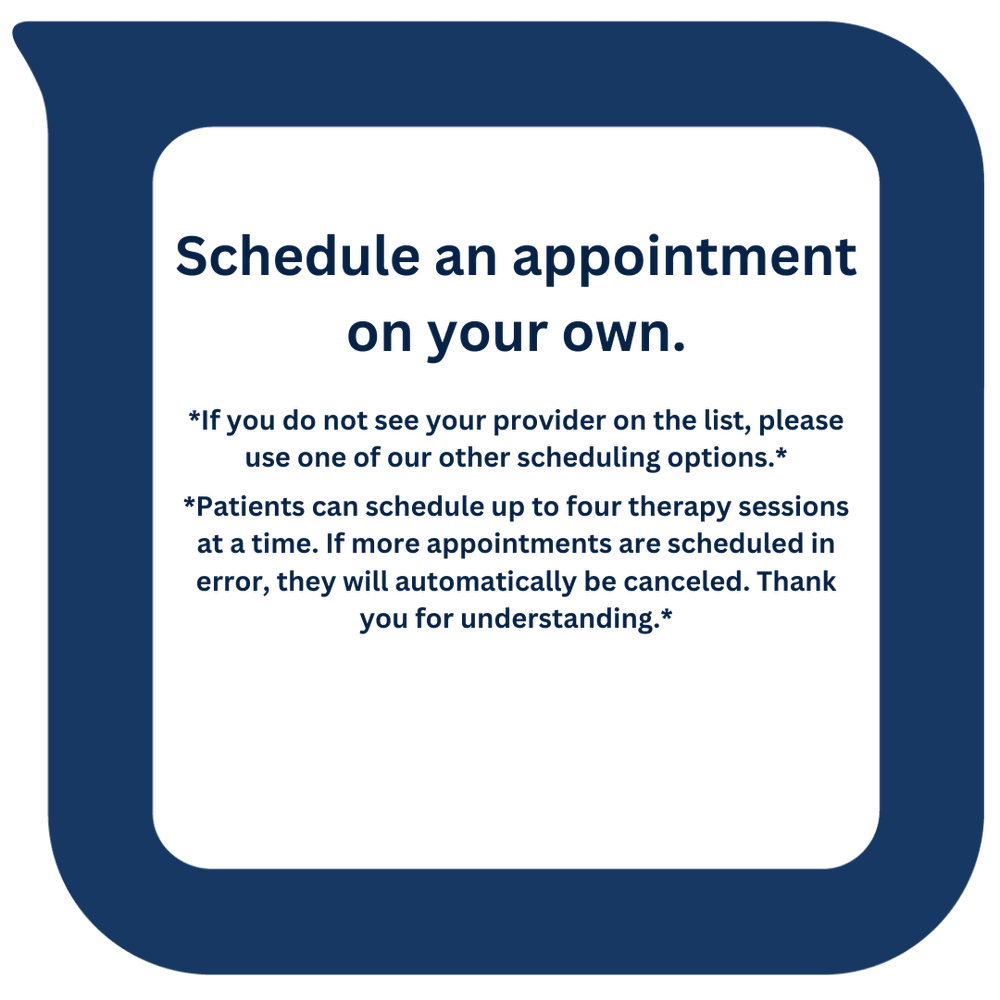 SCHEDULE APPOINTMENT | Mind. Body. Bowen. — Bowen Health