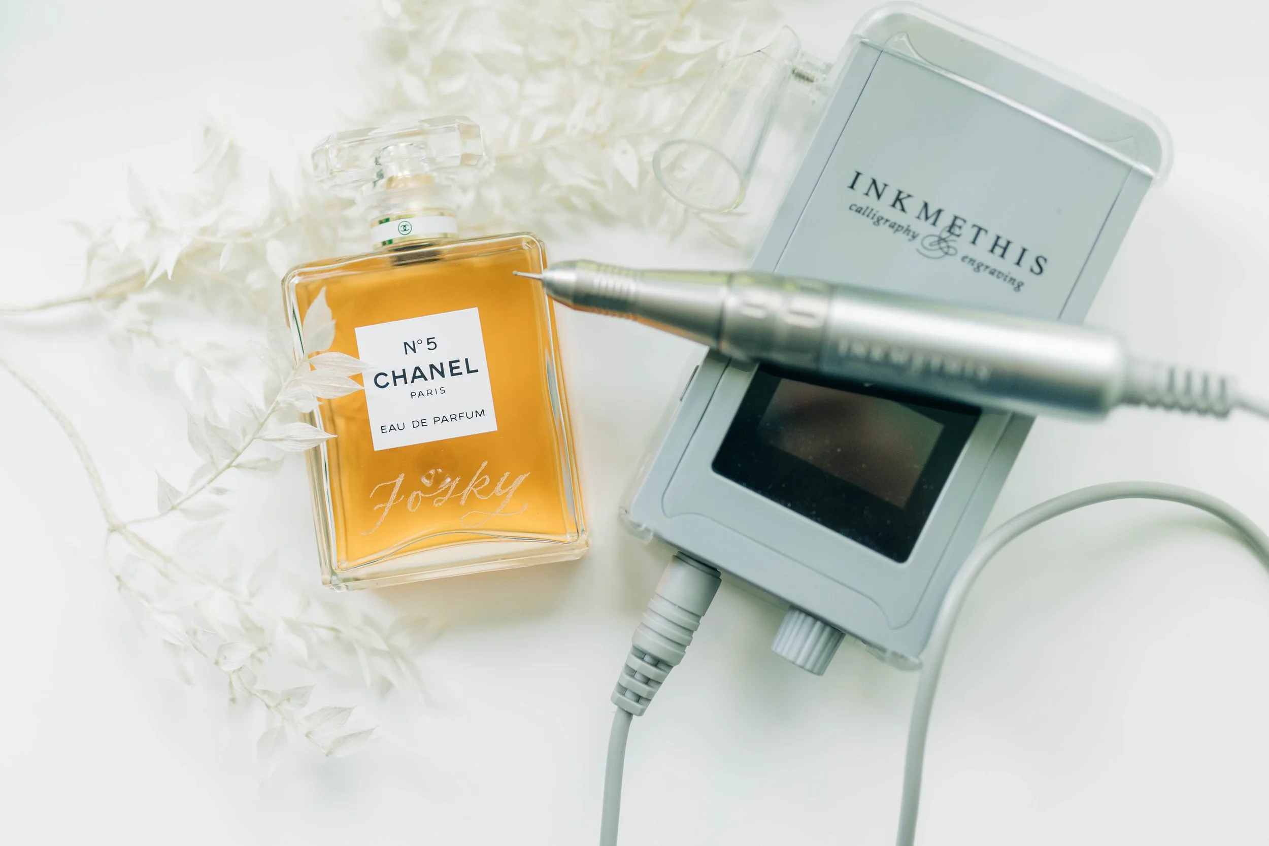 Live Calligraphy & Engraving — Bowtie & Brush