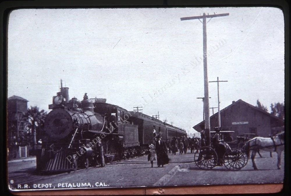 Northwestern Pacific Railroad depot, Petaluma — Petaluma Historical ...