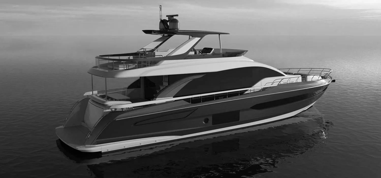 Azimut Fly 78 — Alberto Mancini Yacht Design