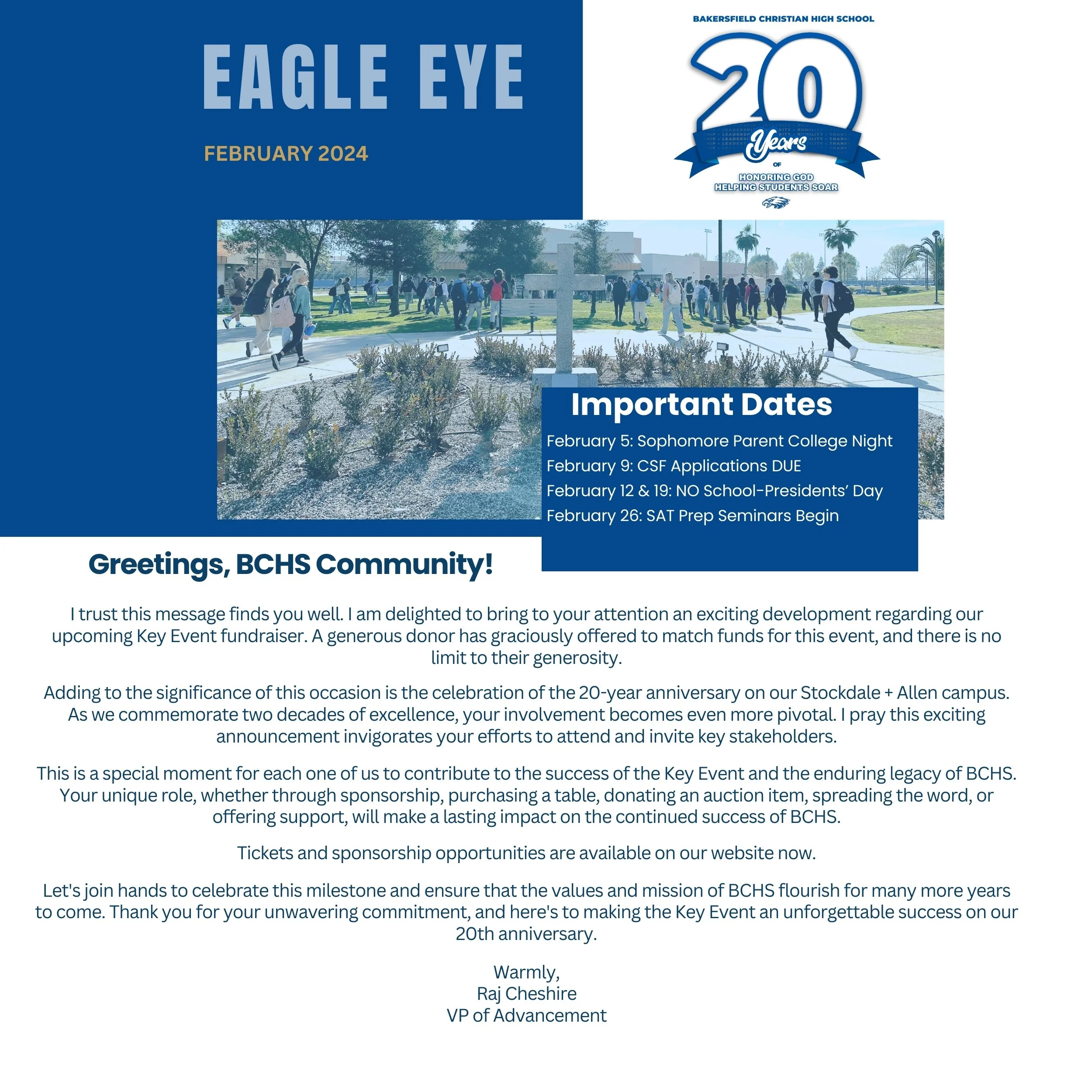 February Edition — Bakersfield Christian