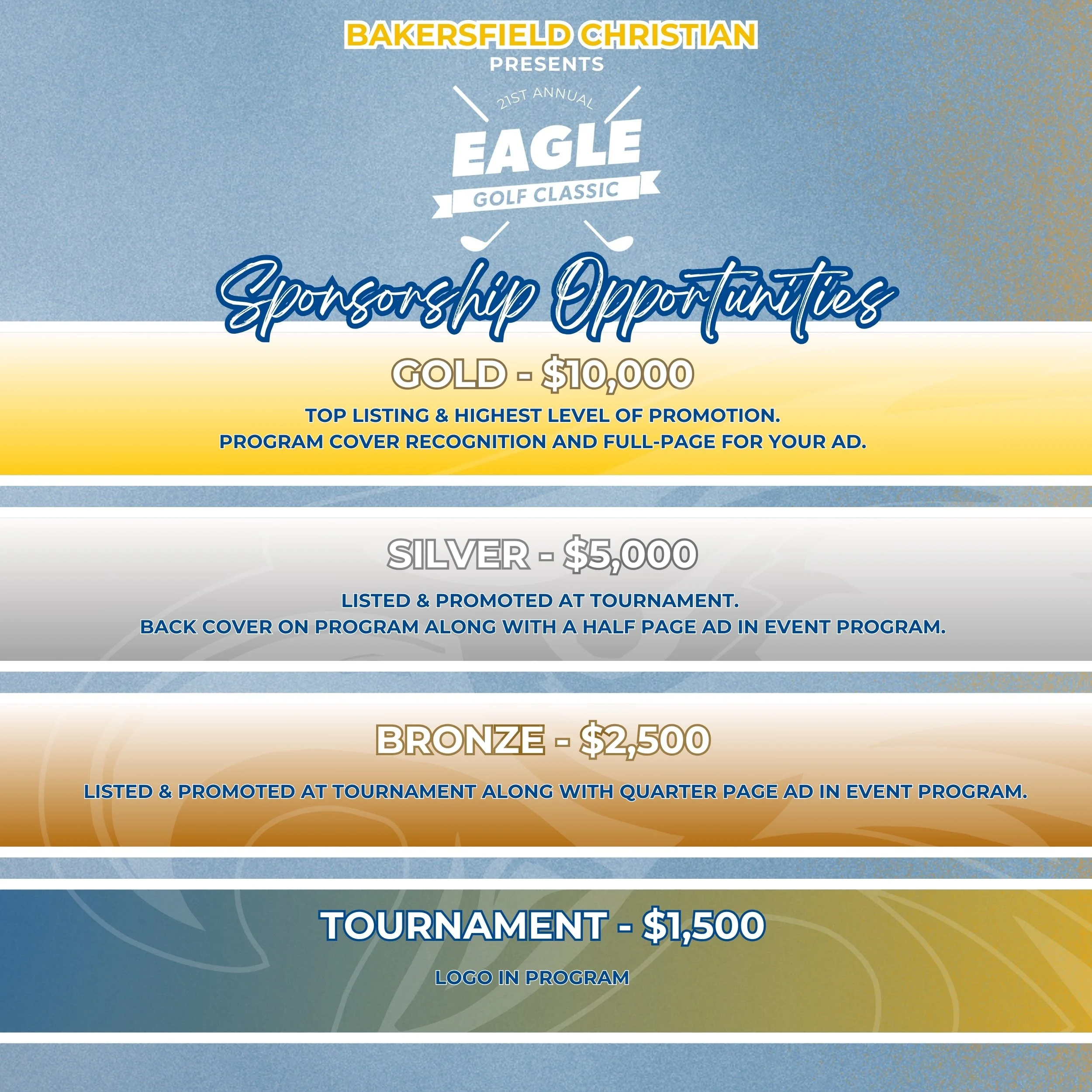 Eagle Golf Classic — Bakersfield Christian