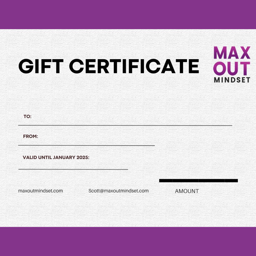 Shop — Max Out Mindset