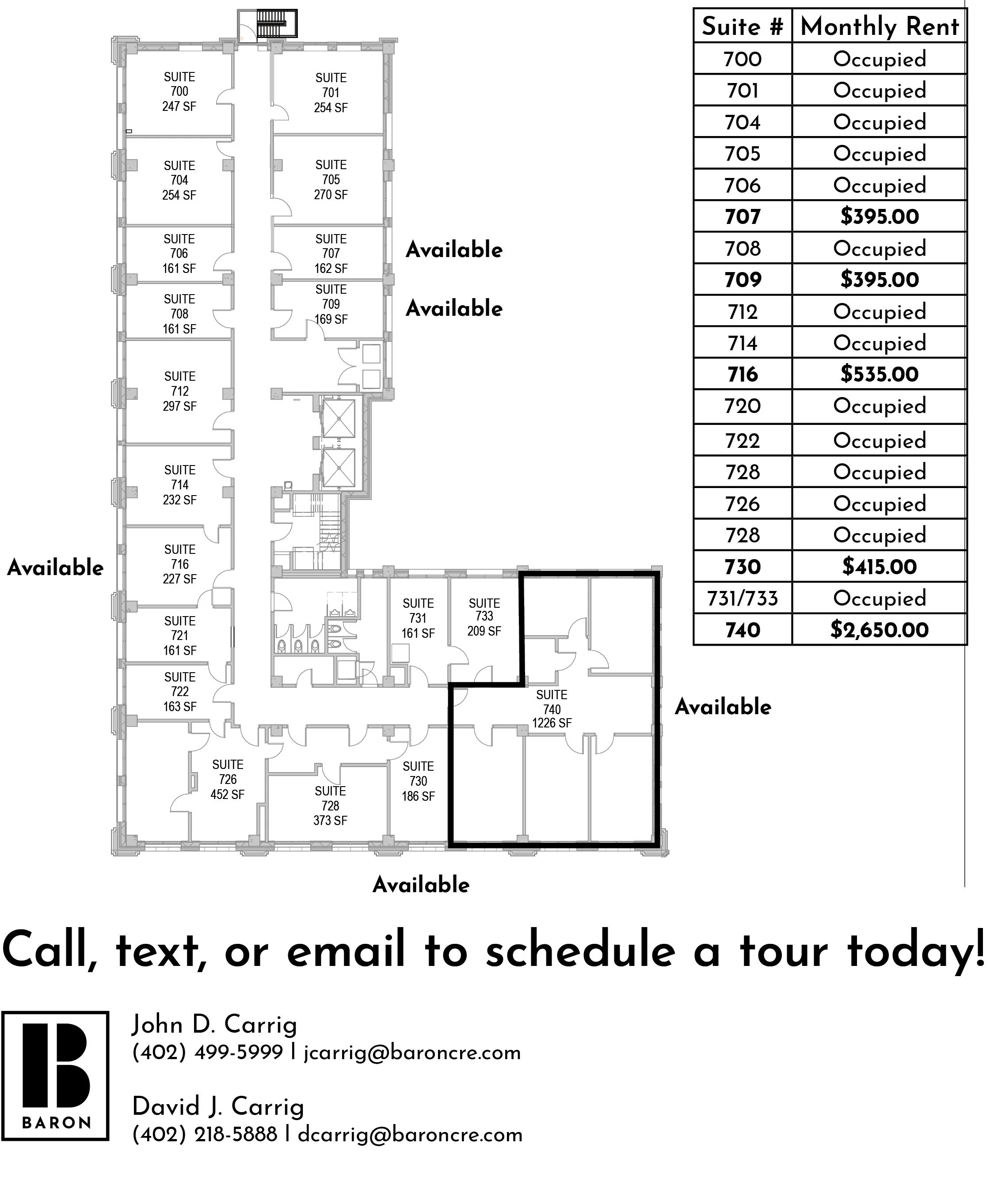 Availability — Keeline Building