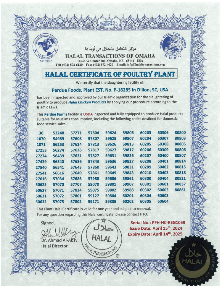Halal — Haven Hot Chicken