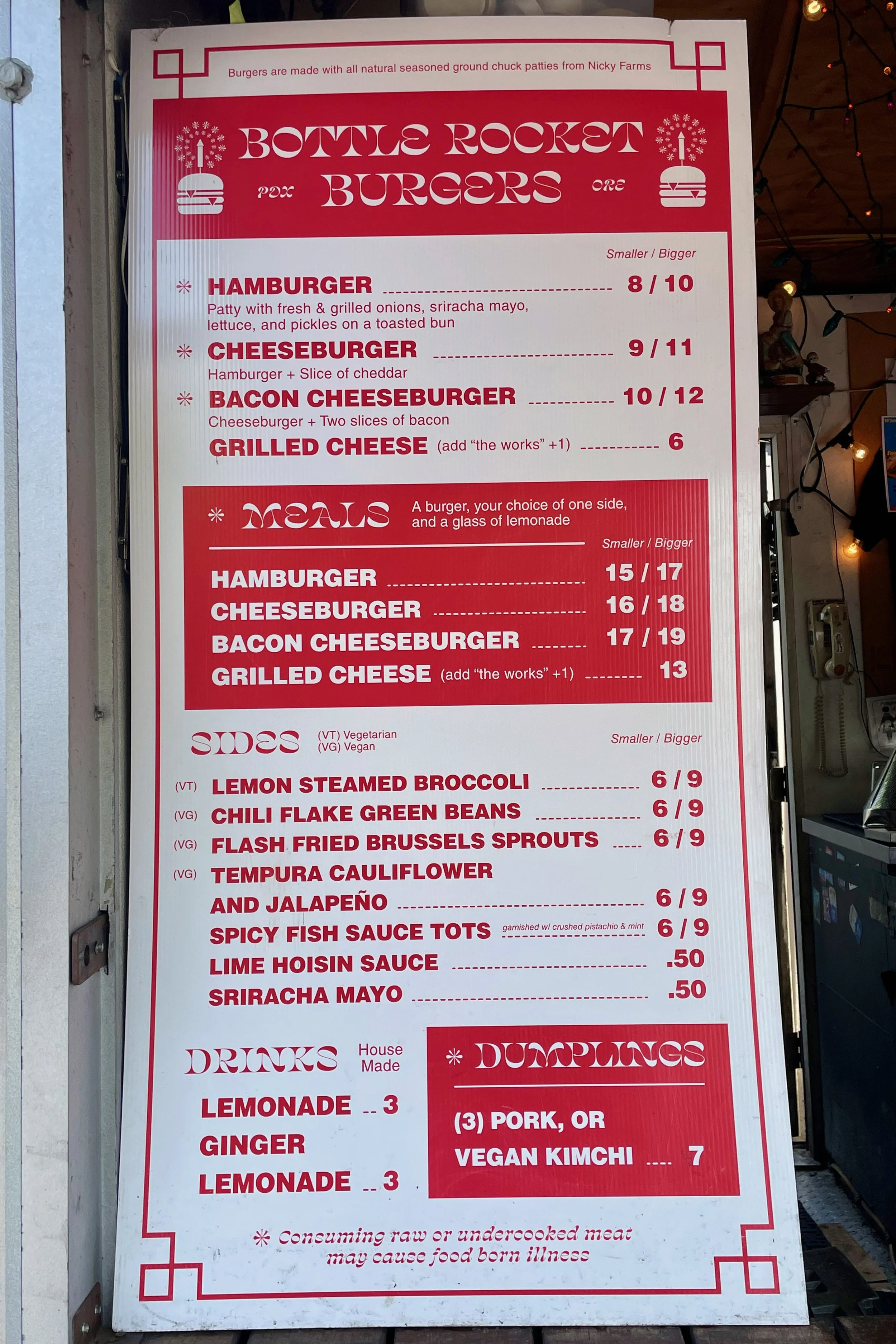 MENUS — CARTOPIA FOOD CARTS