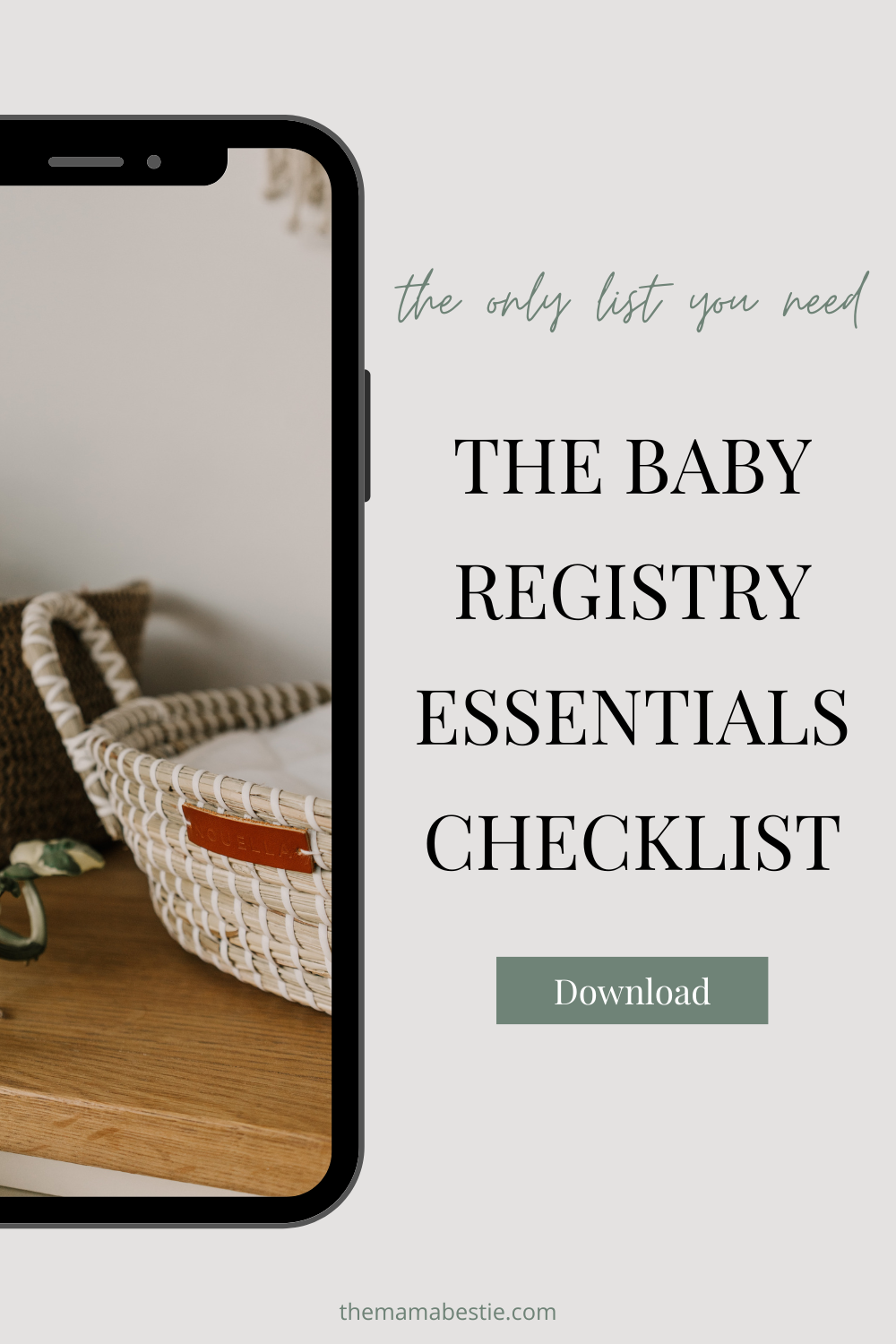 The Baby Registry Checklist — THE MAMA BESTIE