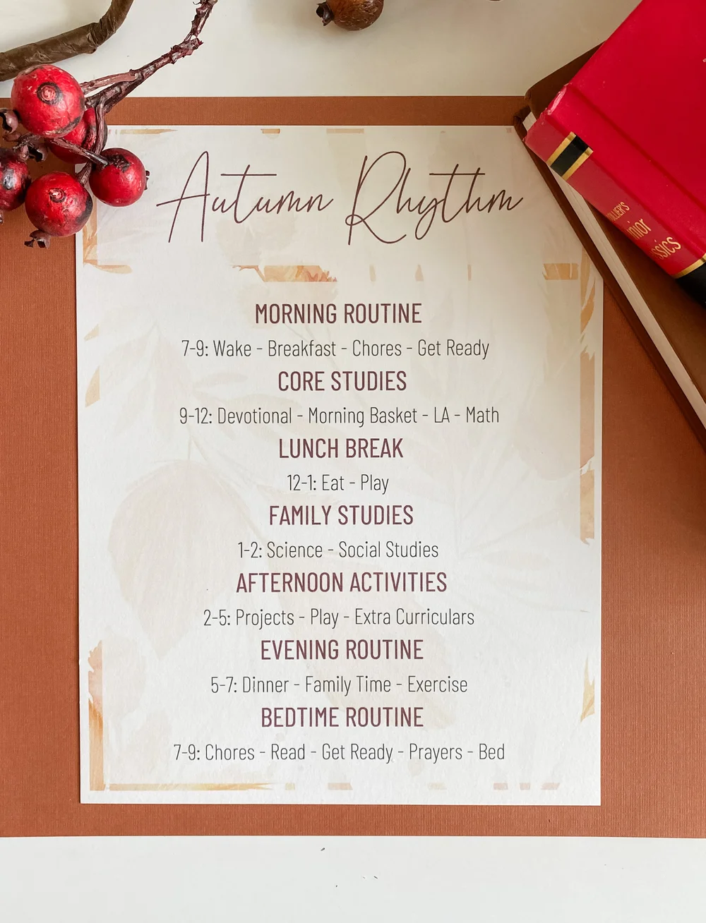 5 Tips on Creating Daily Rhythms & Our Current Routine : Home-Centered ...