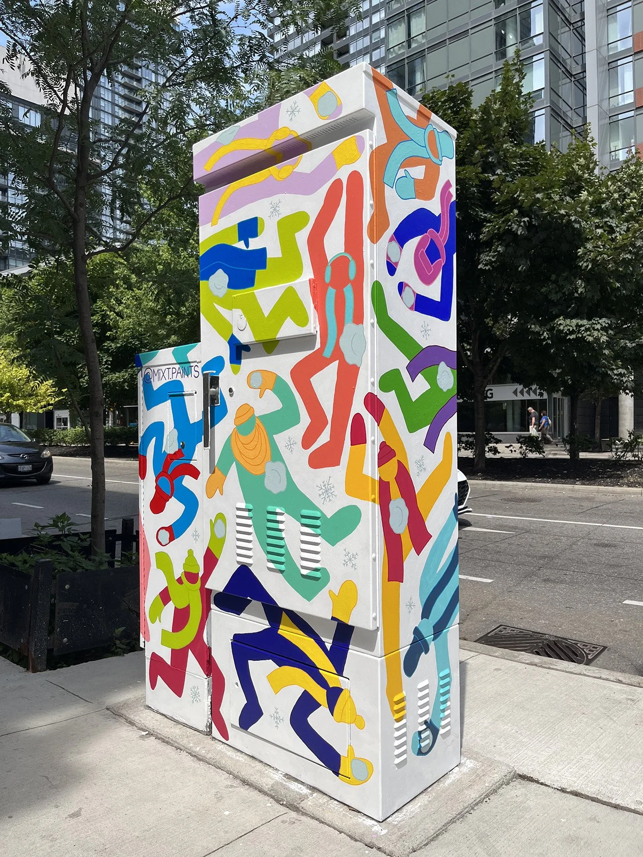 Snowball Fight Mural — Kelcy Timmons Chan