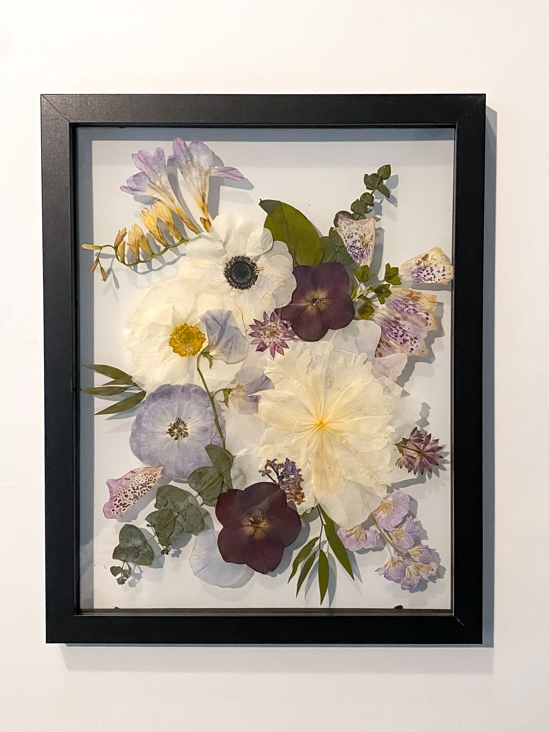 CUSTOM - 16"x20" Pressed Flower Frame — floraleen