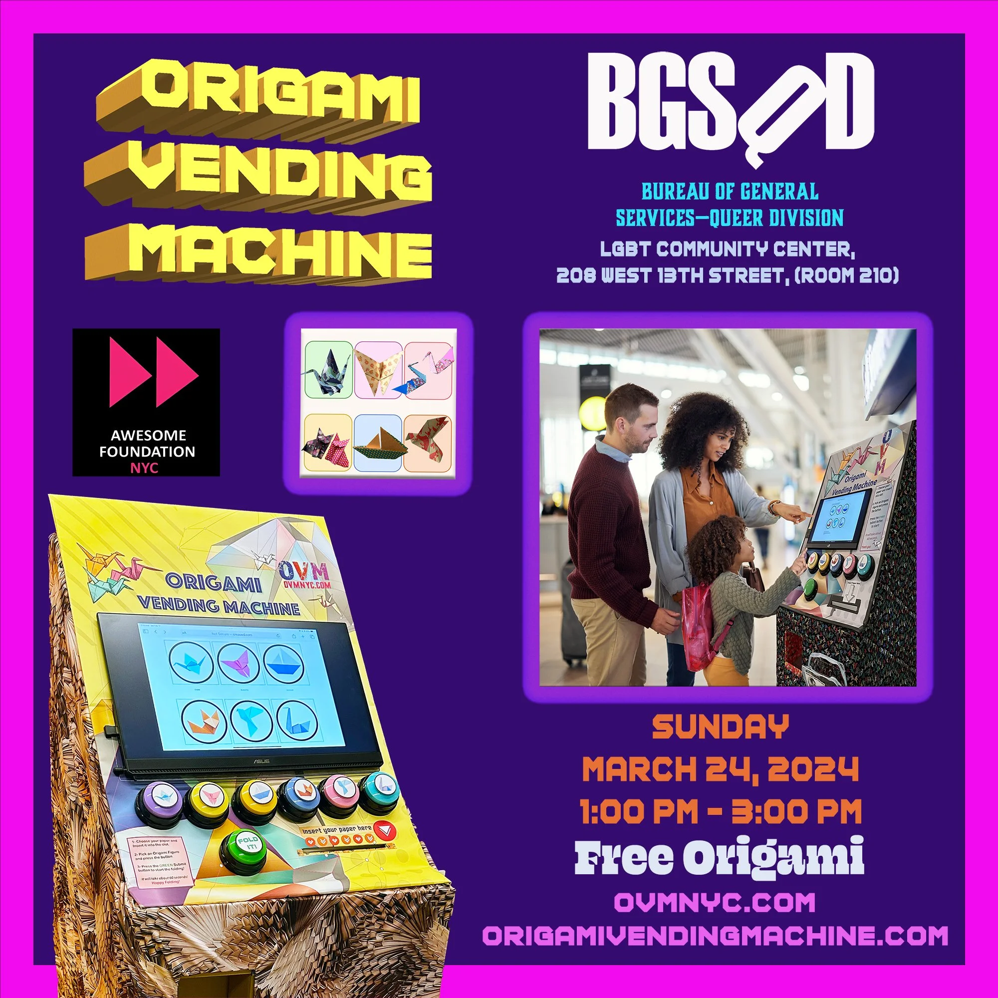 Origami Vending Machine — Sok Song