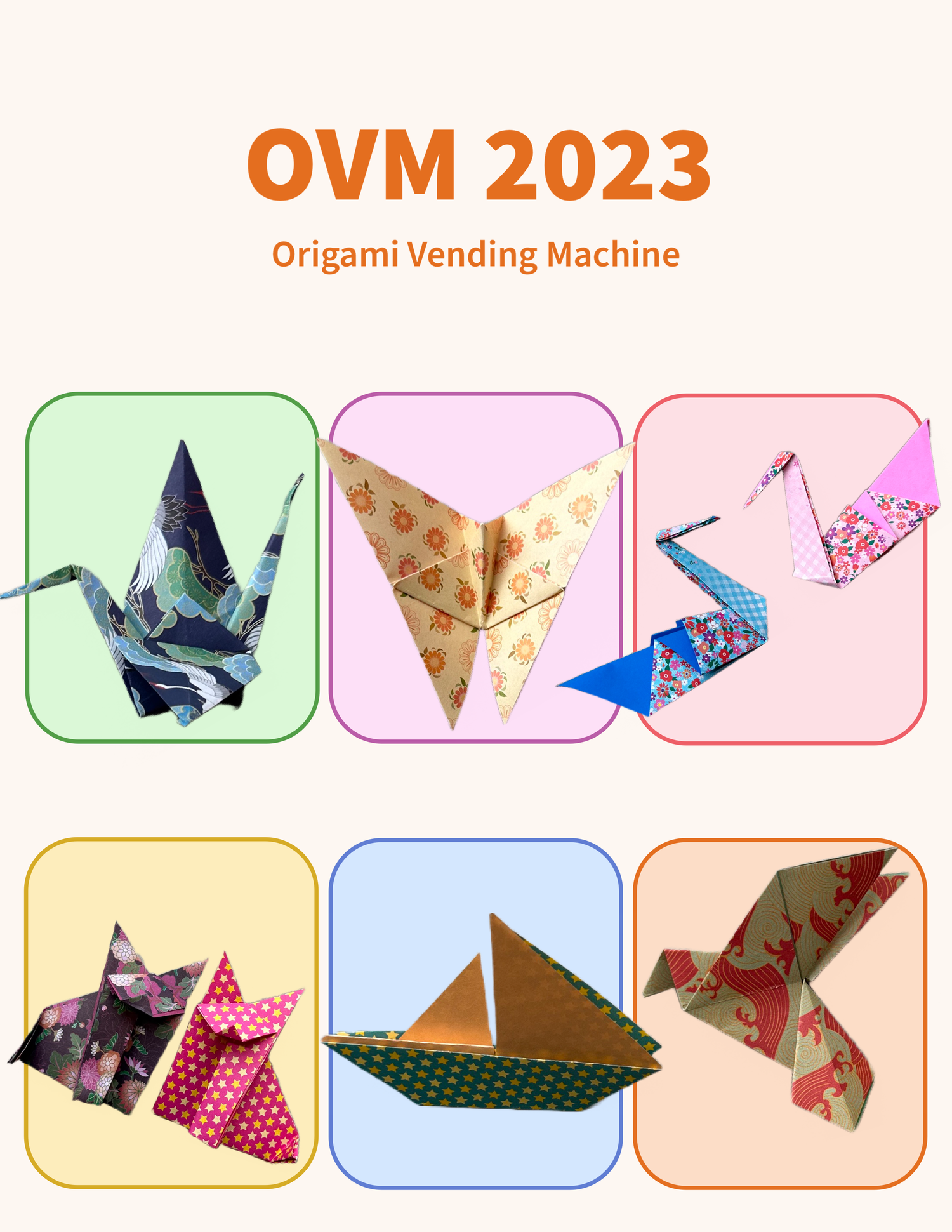 Origami Vending Machine — Sok Song