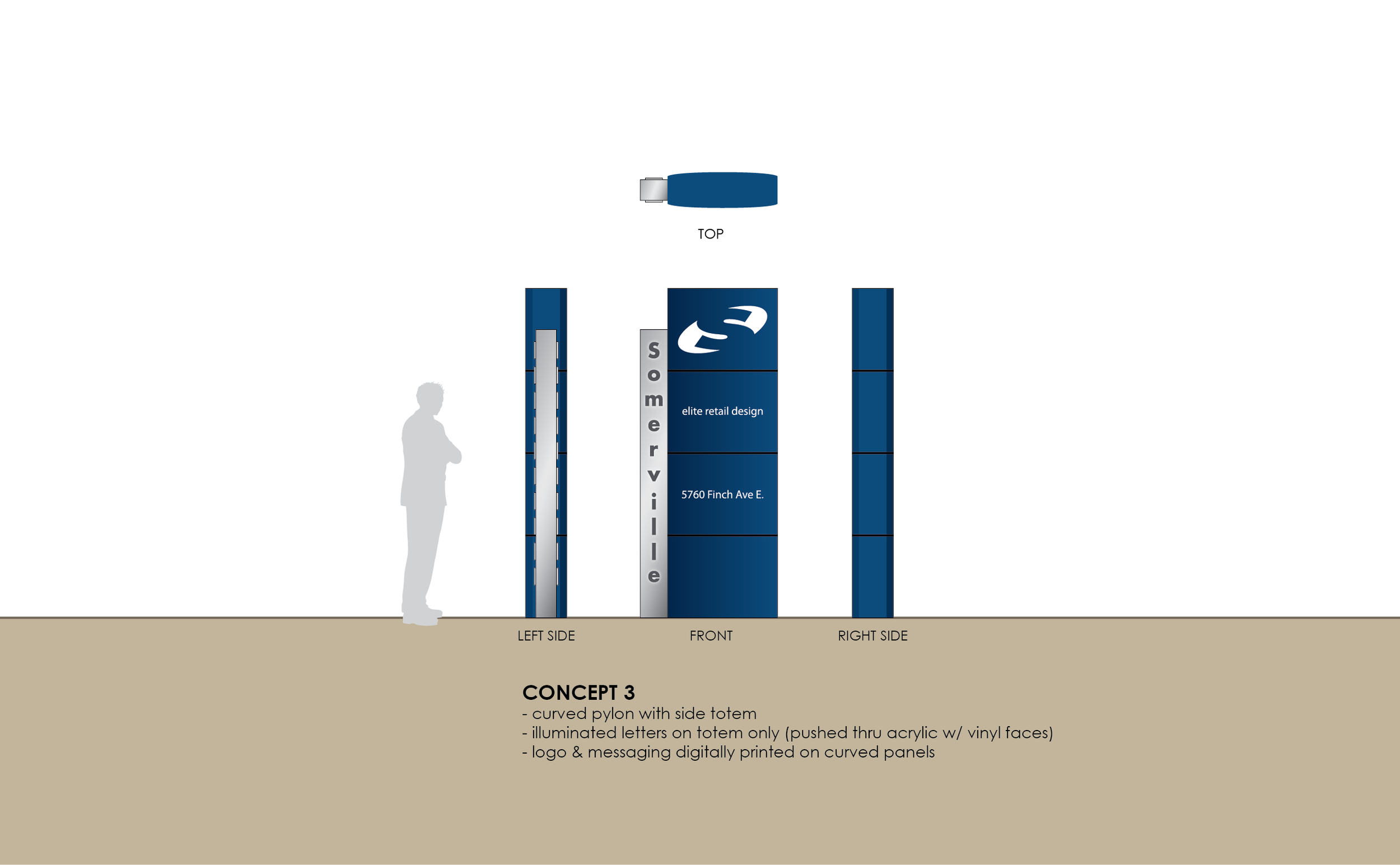 Somerville Exterior Wayfinding — Dos Santos Designs