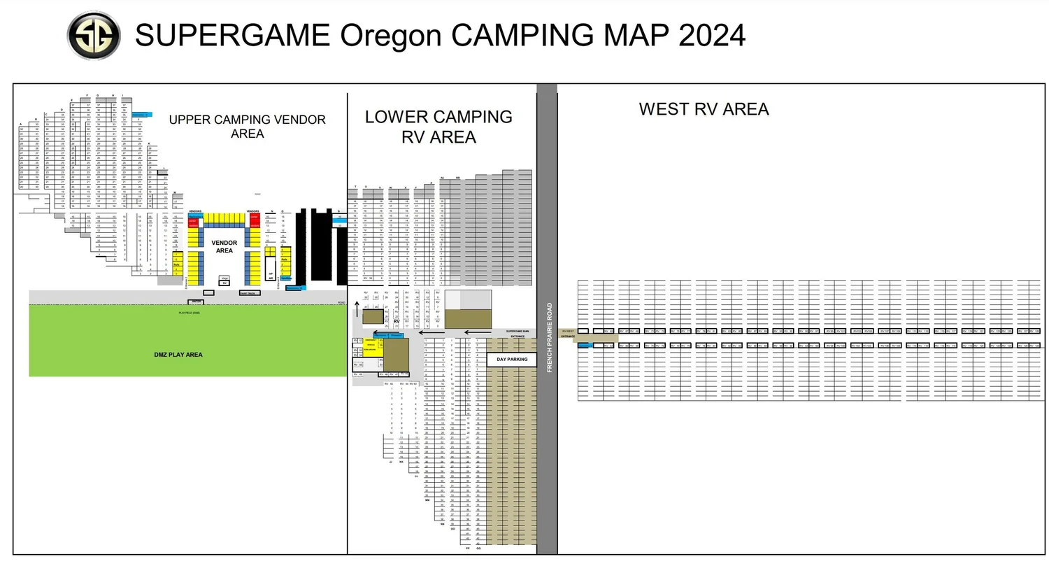 Oregon Camping Map