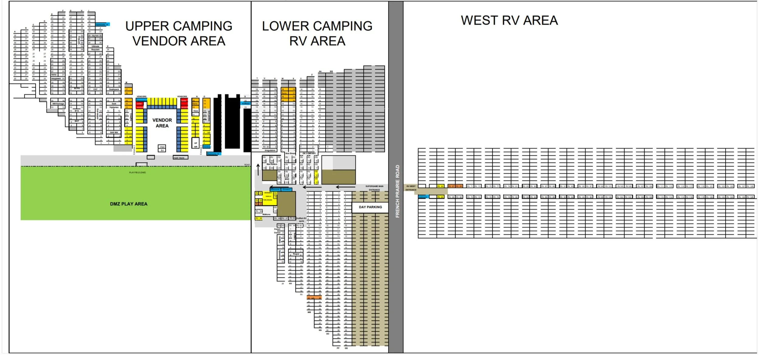 Oregon Camping Map