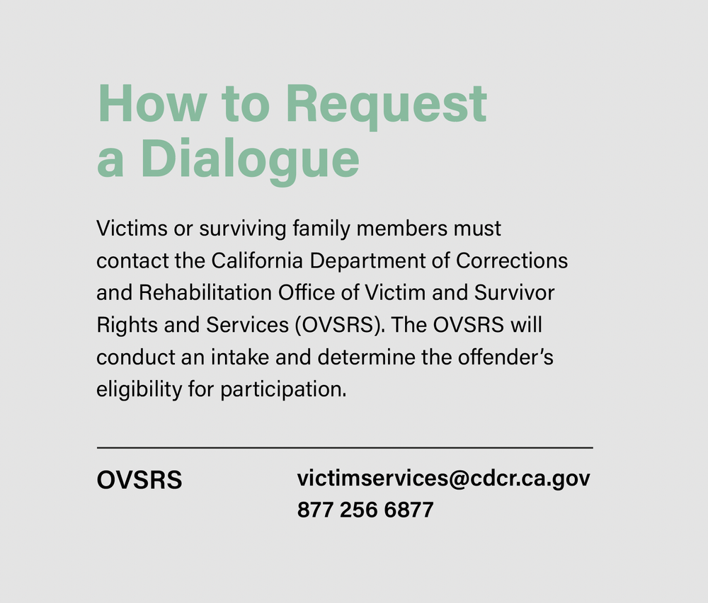 CDCR Prison Victim-Offender Dialogue — Restorative Justice California