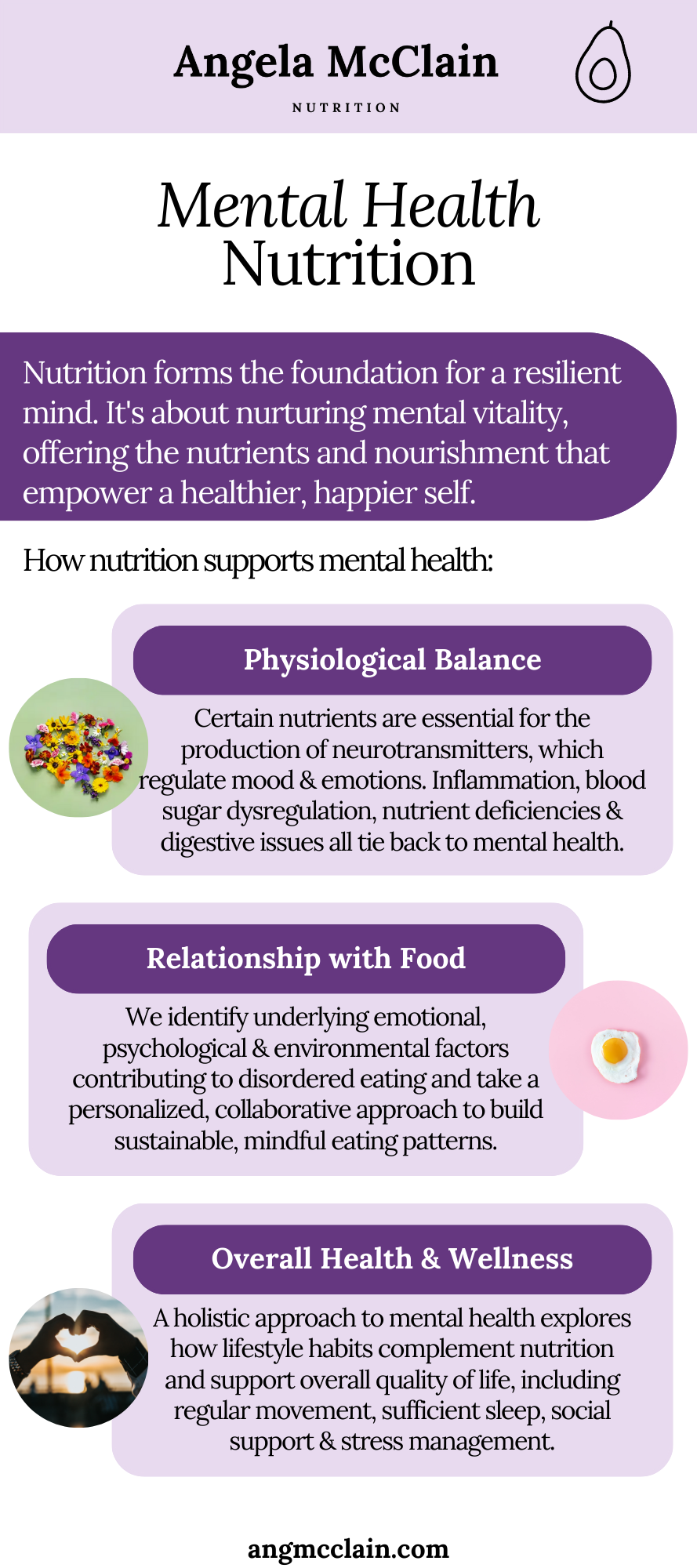 Mental Health Nutrition — Angela McClain Nutrition