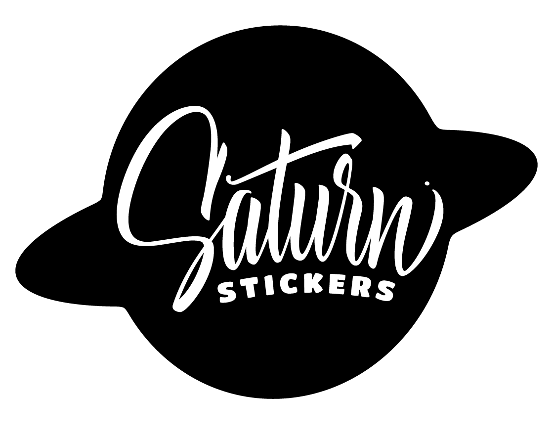 Saturn Stickers | Portland Sticker Printer