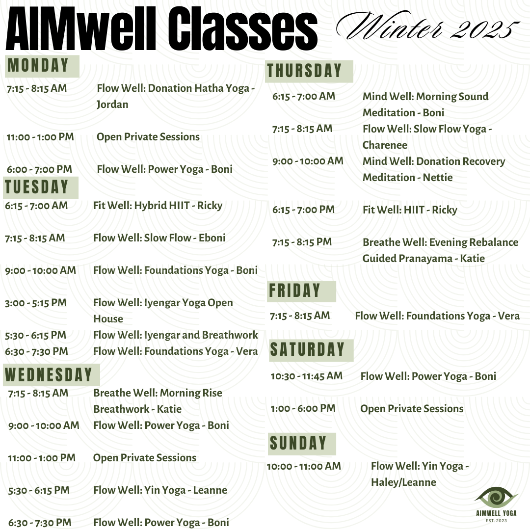 AIMWell Yoga | Kansas City Yoga + Sound Healing