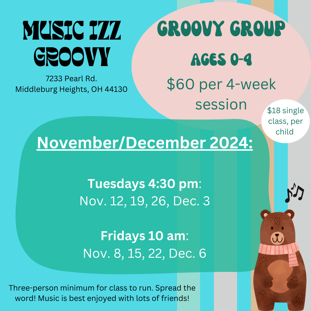 Groovy Groups and More! — Music Izz Groovy - Music Services, LLC