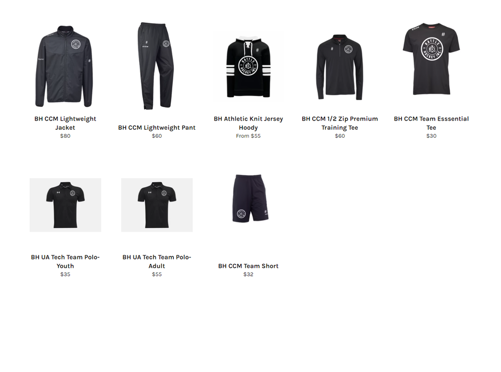 Merch — Battle Hockey Inc.